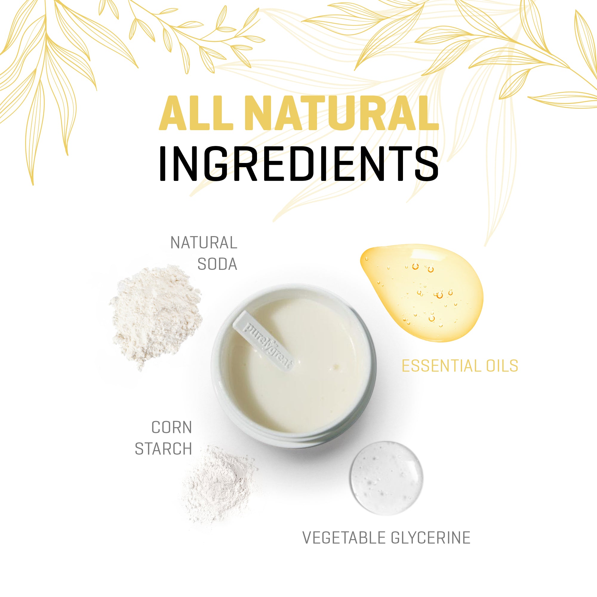 Spice Cream Deodorant for Men | Purelygreat Natural Deodorant