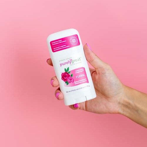 Floral Stick Deodorant | All Natural & Aluminum Free - Purelygreat ...