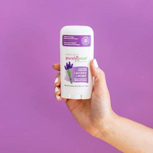 Lavender Stick Deodorant | All Natural & Aluminum Free - Purelygreat ...