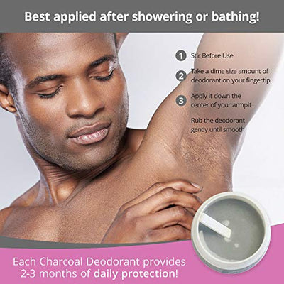 Lavender Charcoal Natural Cream Deodorant | PurerlyGreat Inc ...